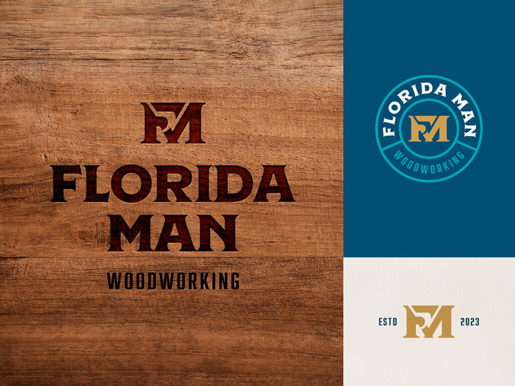Woodworking Logo and Web Design | Florida Man Woodworking